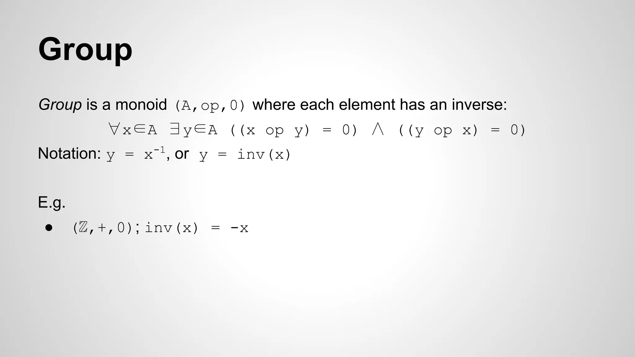 Formal methods 6 - elements of algebra | PDF
