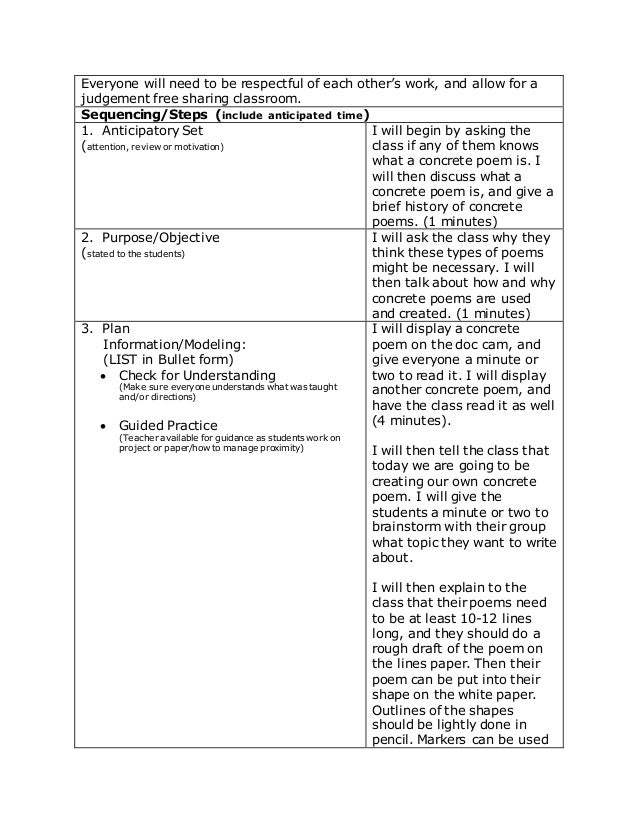Formal Poetry Lesson Plan formal-poetry-lesson-plan