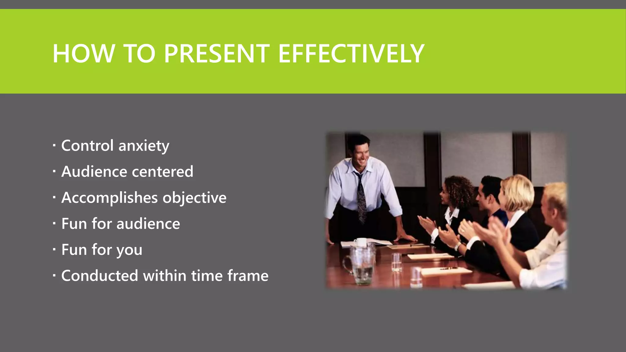 How to do a Formal presentaion - features and how to design a formal ...