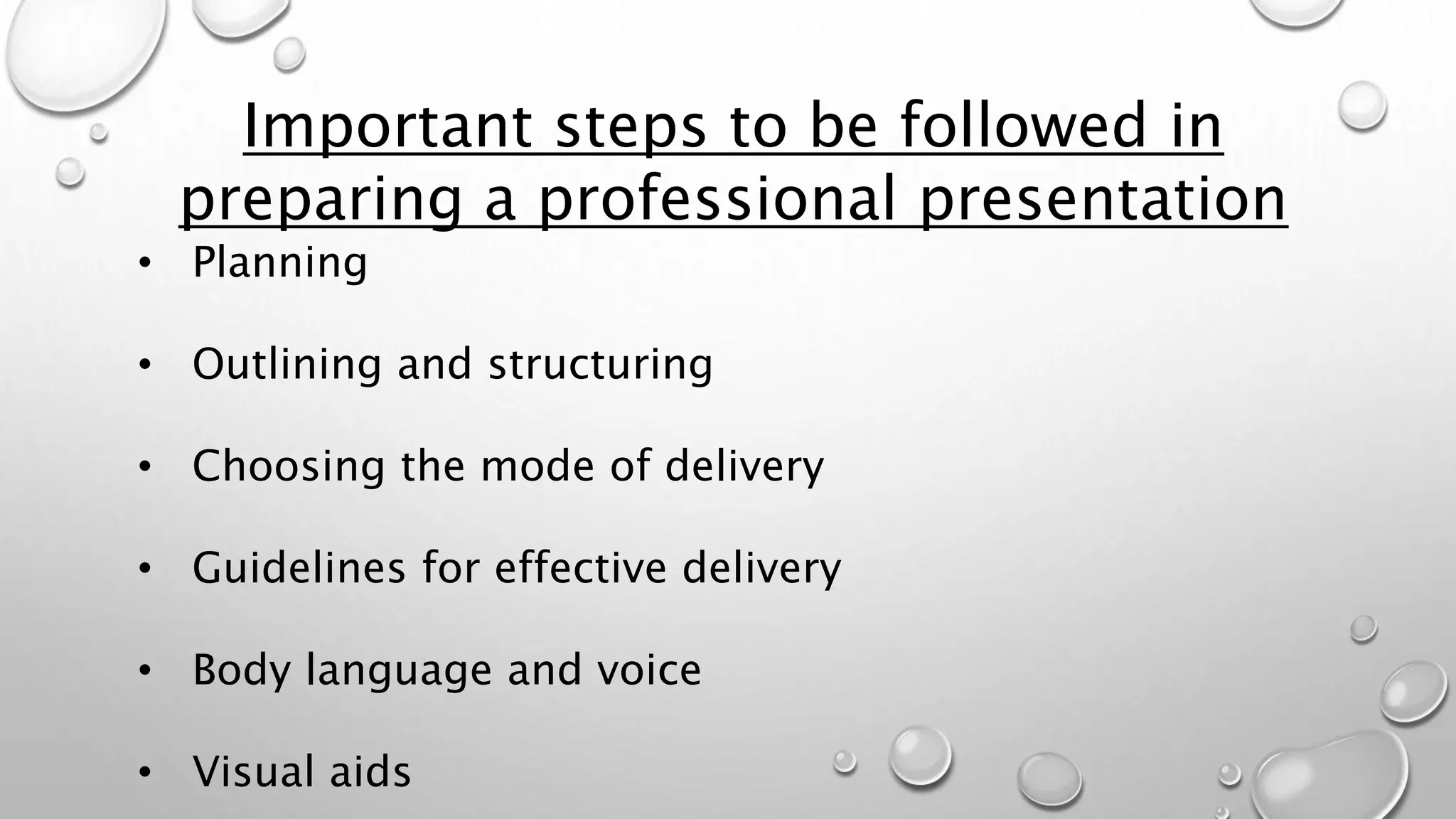 Formal presentation | PPT