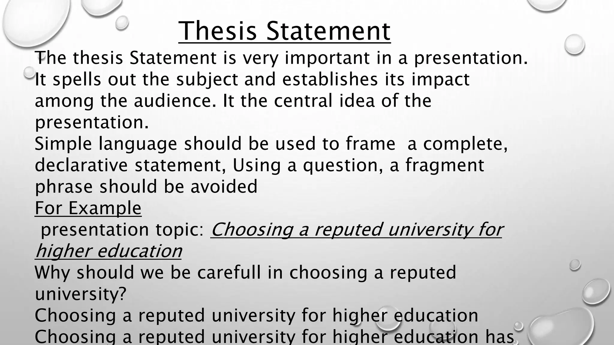Formal presentation | PPTX