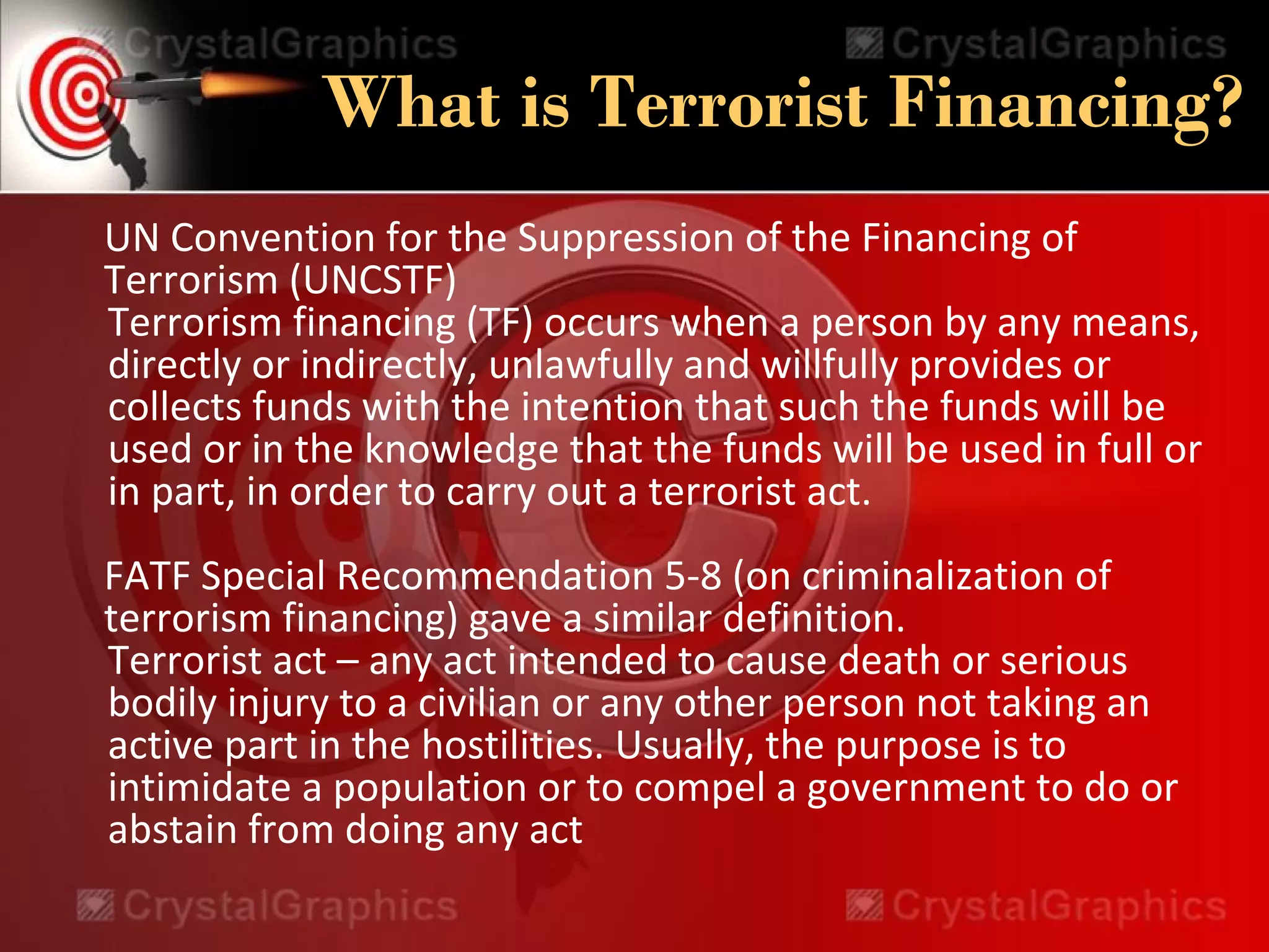 Formal presentation of terrorist financing2 | PPT