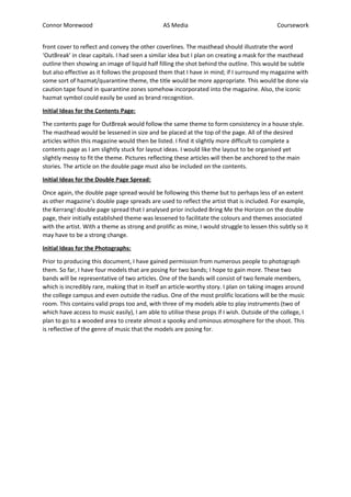 AS Media Coursework: Formal Proposal. | ODT | Infectious Diseases ...