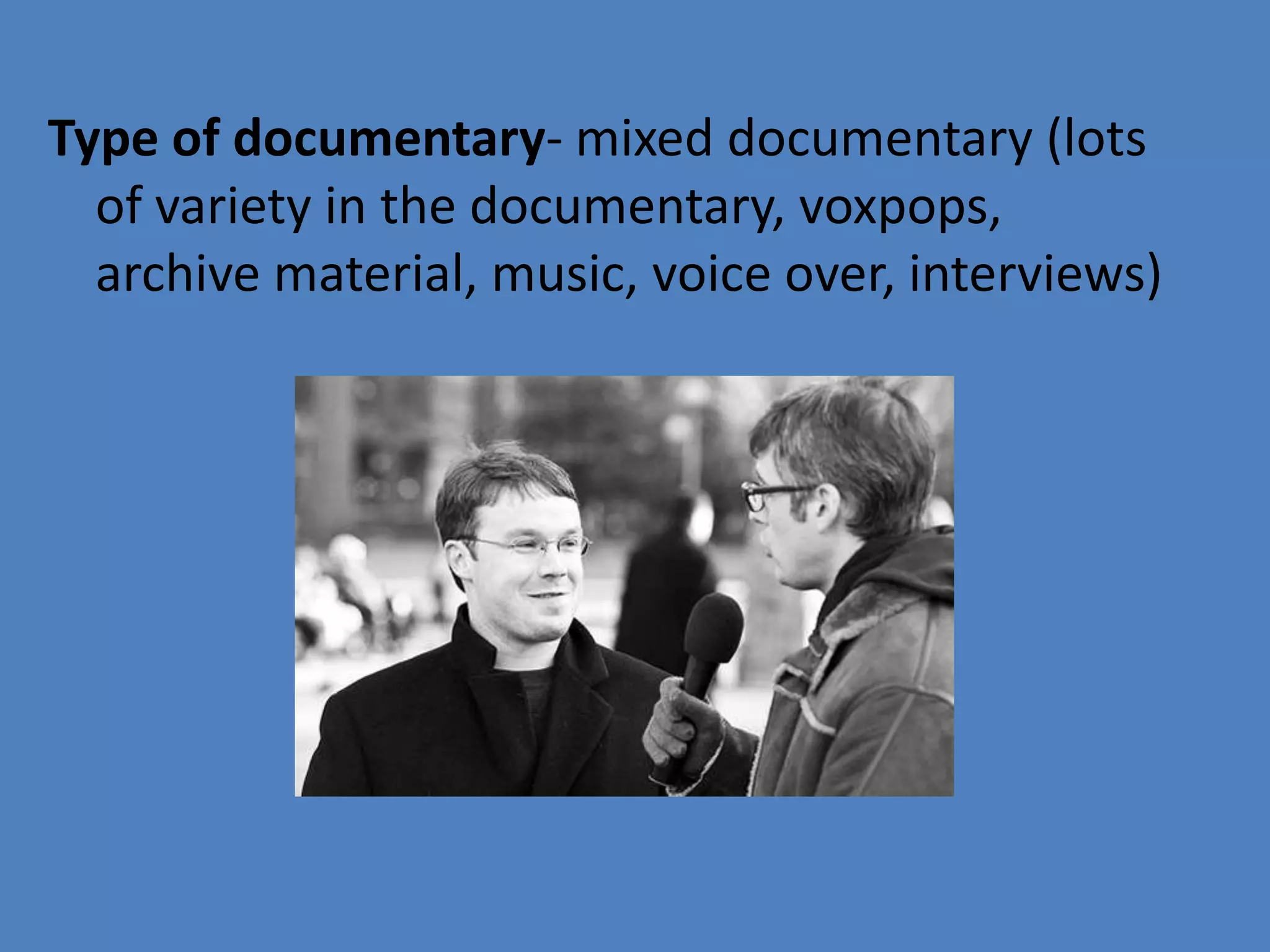 Formal proposal for documentary | PPTX