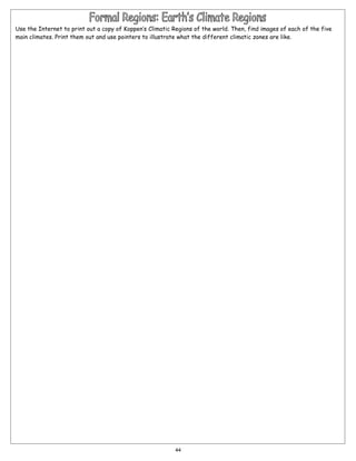 Formal Regions Climate | DOC | Geography | Science