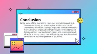 Formal Report: Elements-Examples-Explaination .pptx