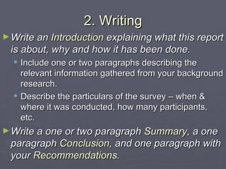 Formal Report Assignment | PPT