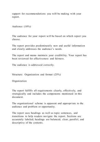 Formal ReportFor this assignment, you will write about 3 exa | PDF