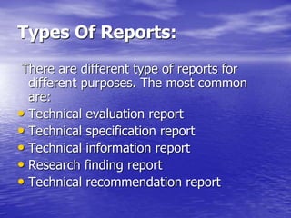formal reports.ppt | Desktop Publishing | Computer Software and ...