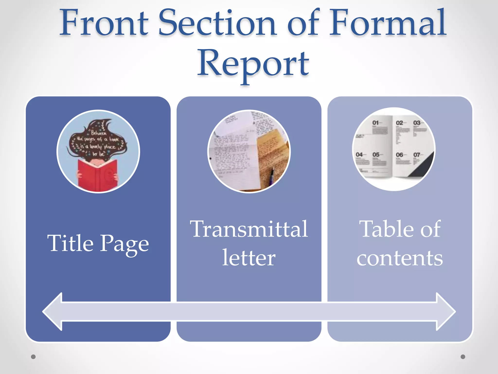 Formal report | PPT