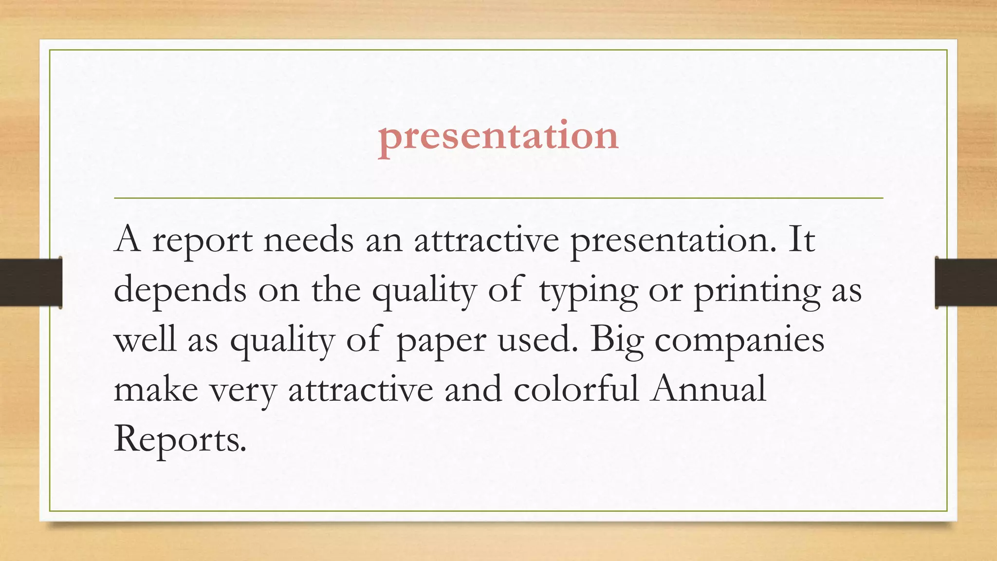 Formal report writing and its charactristics, long and short report.pptx