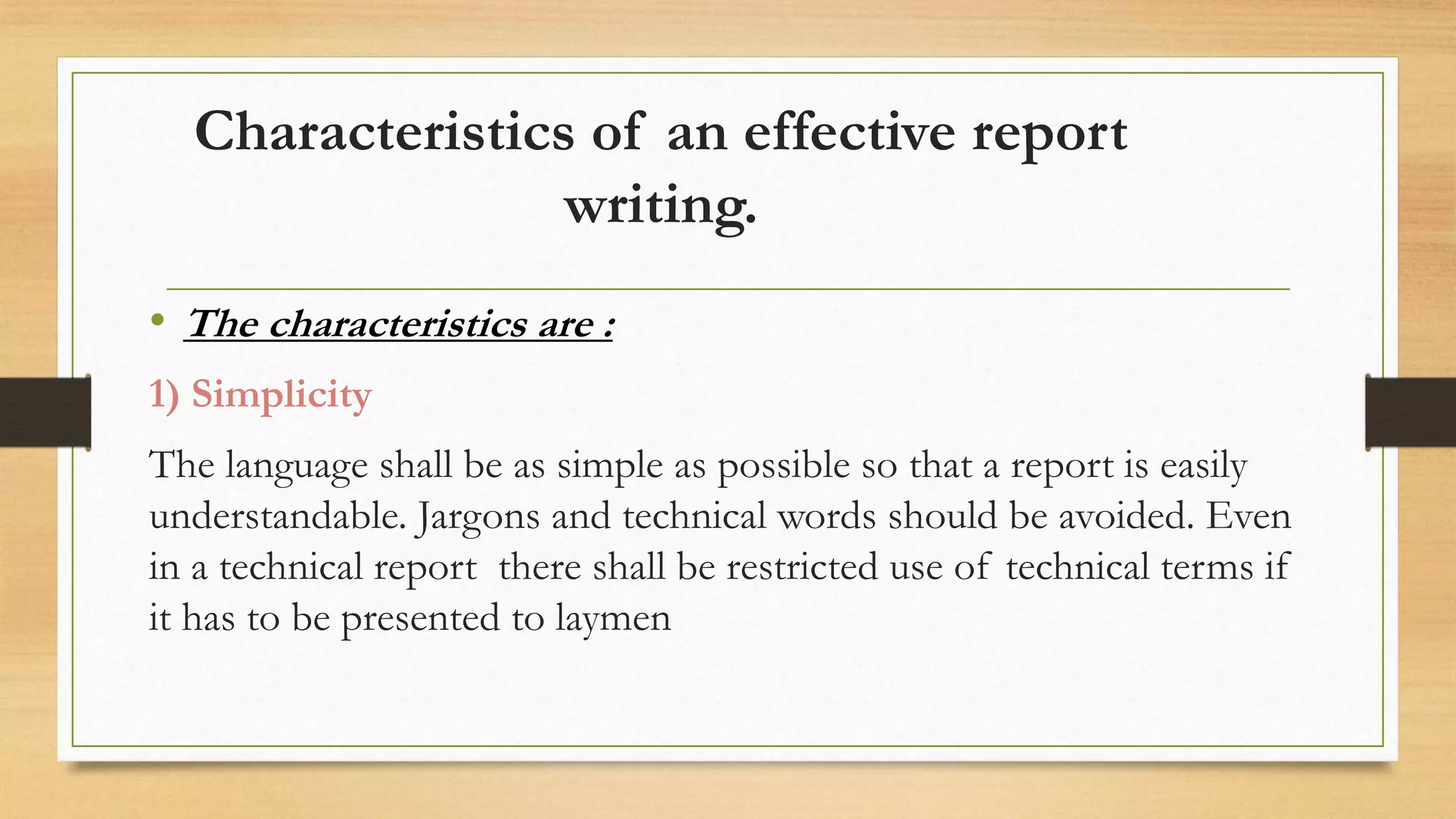 Formal report writing and its charactristics, long and short report.pptx