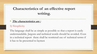 Formal report writing and its charactristics, long and short report.pptx
