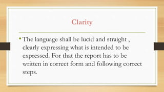 Formal report writing and its charactristics, long and short report.pptx