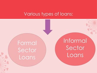 Formal sector credit in india | PPT