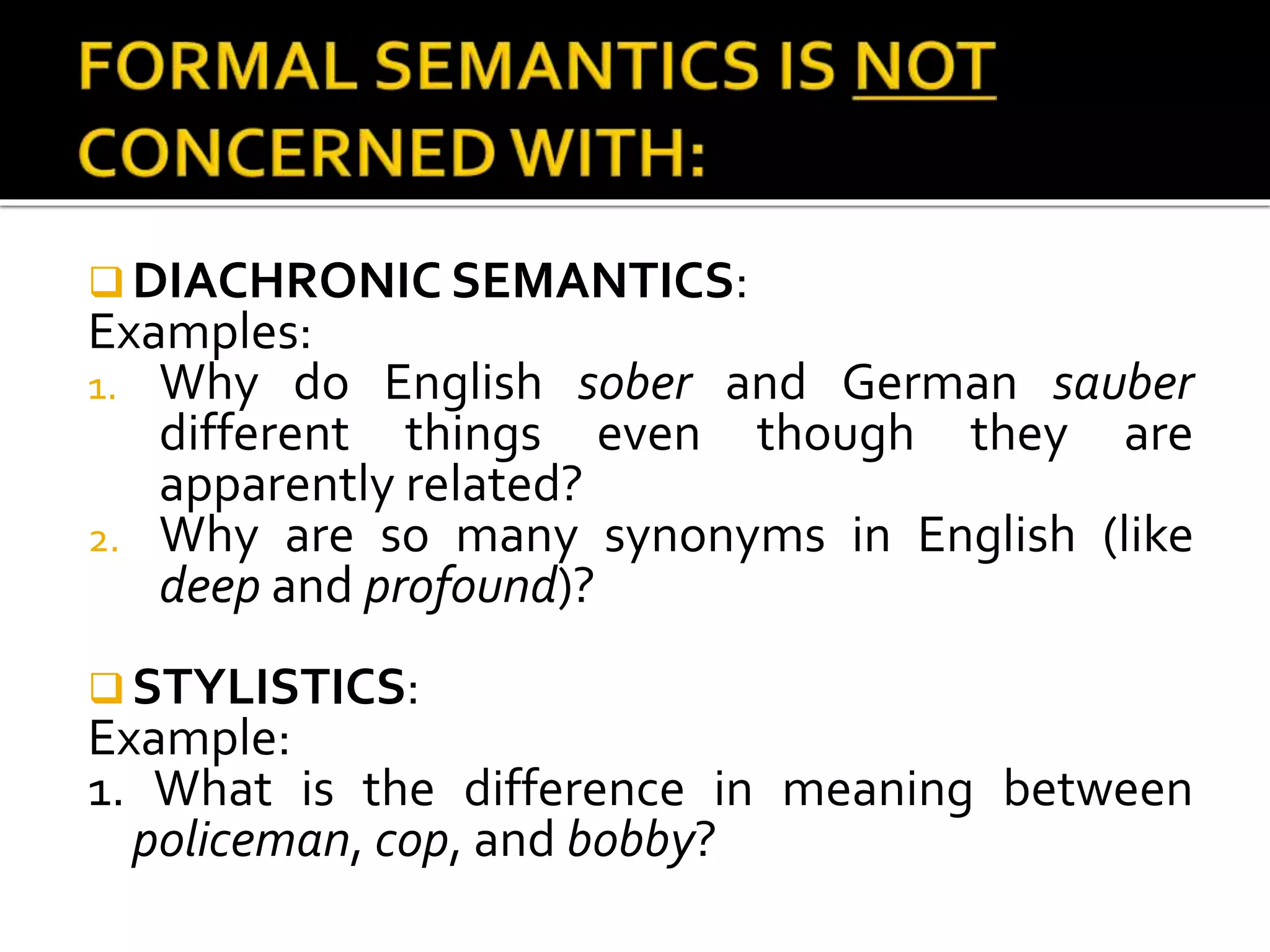 Formal Semantics | PPTX