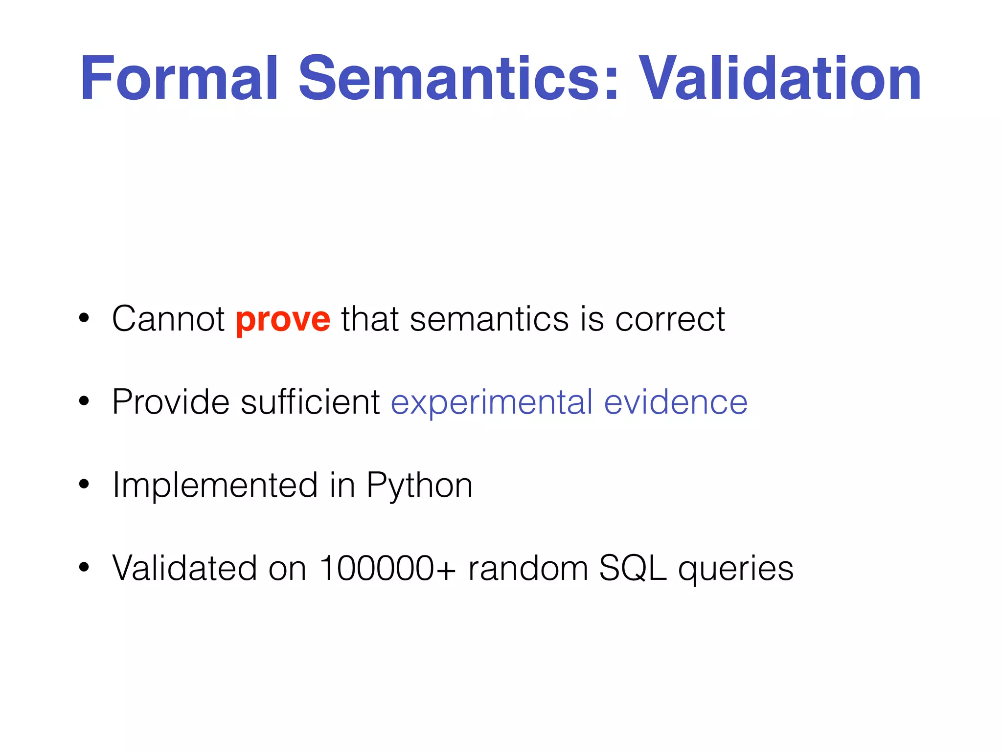 Formal Semantics of SQL and Cypher | PDF