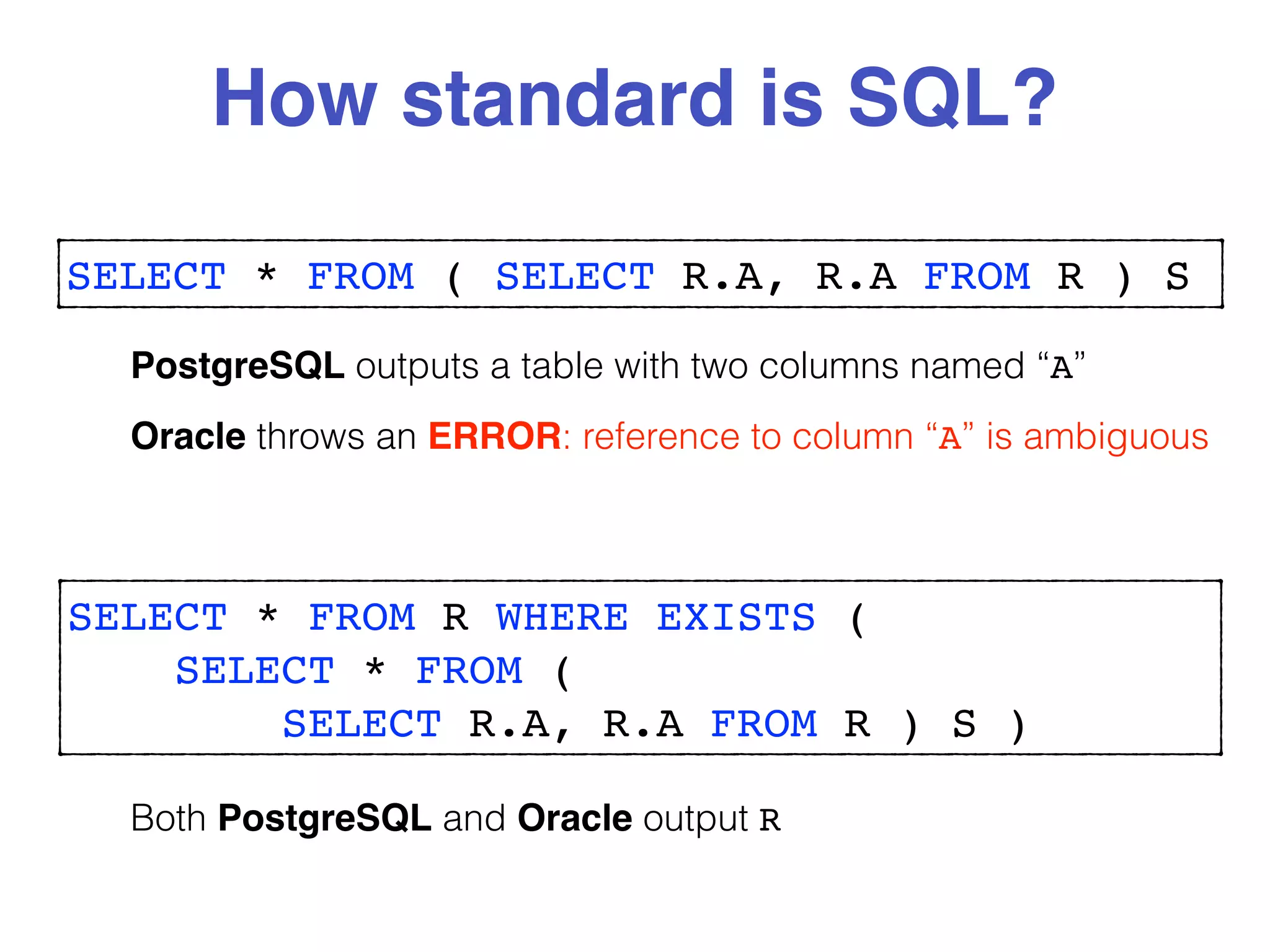 Formal Semantics of SQL and Cypher | PPT Formal Semantics of SQL and Cypher | PPT