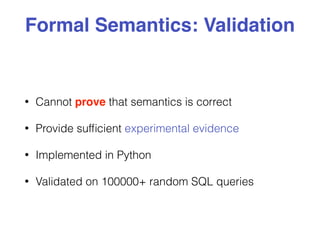 Formal Semantics of SQL and Cypher | PDF | Databases | Computer Software and Applications