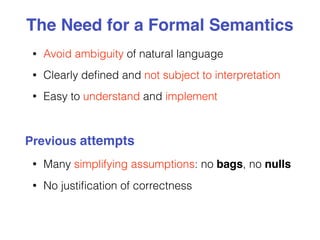 Formal Semantics of SQL and Cypher | PDF | Databases | Computer Software and Applications