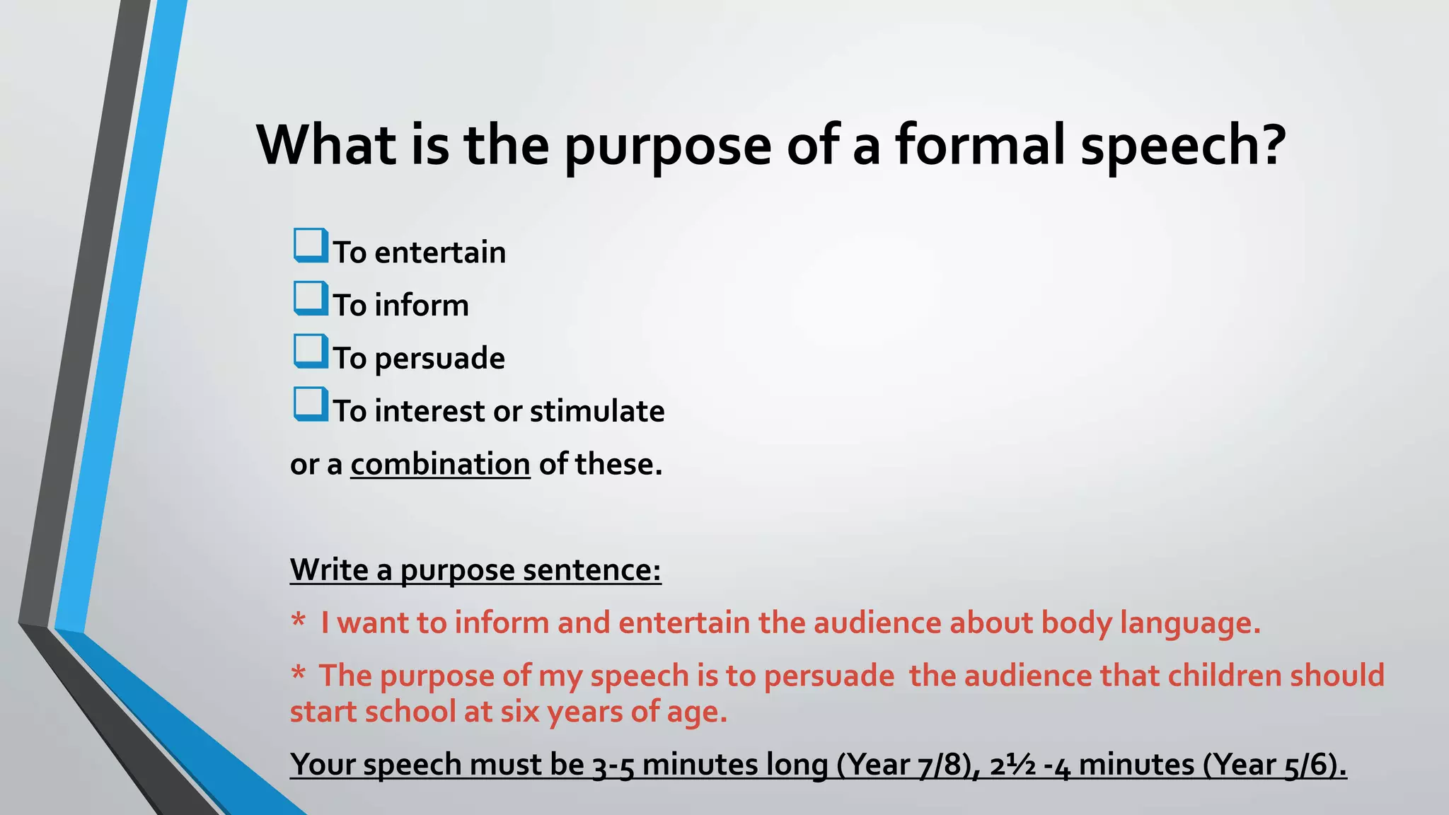 Formal speech final copy | PPT