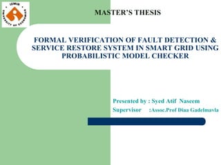 Formal verification of FDIR | PPT