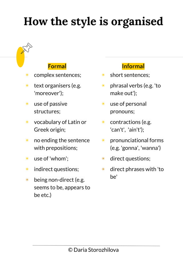 Formal vs. informal | PDF