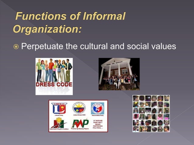 Formal vs informal organization | PPT | Free Download