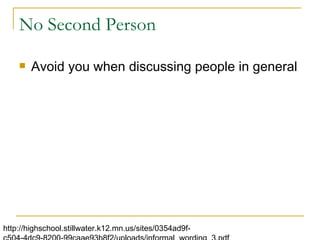 Formal Vs Informal Writing | PPT