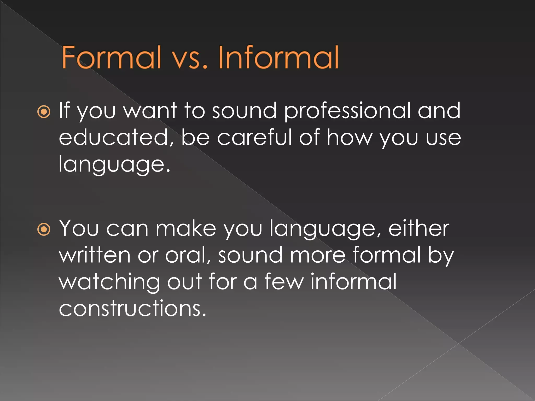 Formal Language | PPTX