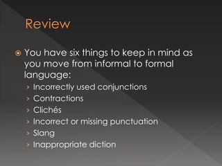 Formal Language | PPTX