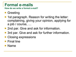 Formal Writing 1 | PPT