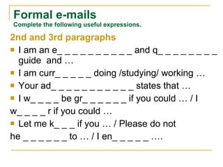 Formal Writing 1 | PPT