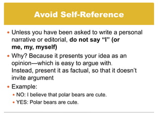 Formal Writing Tips | PPTX