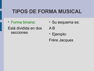 Formas musicales | PPT