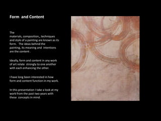 Form and Content | PPTX