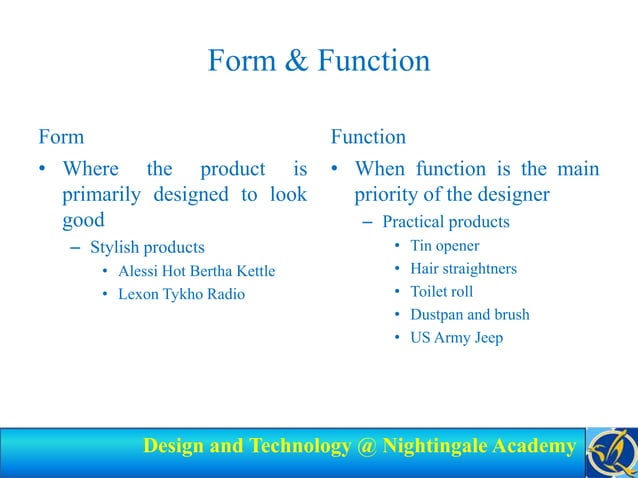 Form and function | PPTX