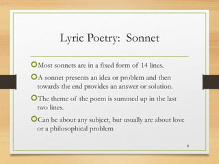 Form and Structure in Poetry | PPT