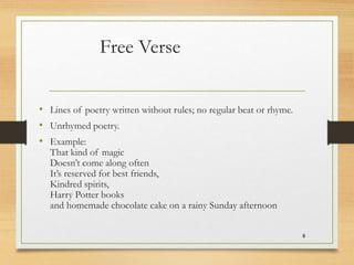Form and Structure in Poetry | PPT