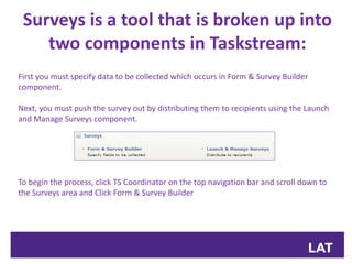 Form and survey builder training | PPTX