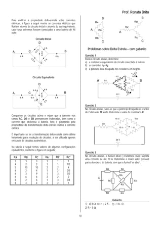 Formação delta estrela | PDF