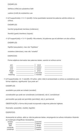 FormaçãO De Palavras Por PrefixaçãO | DOC