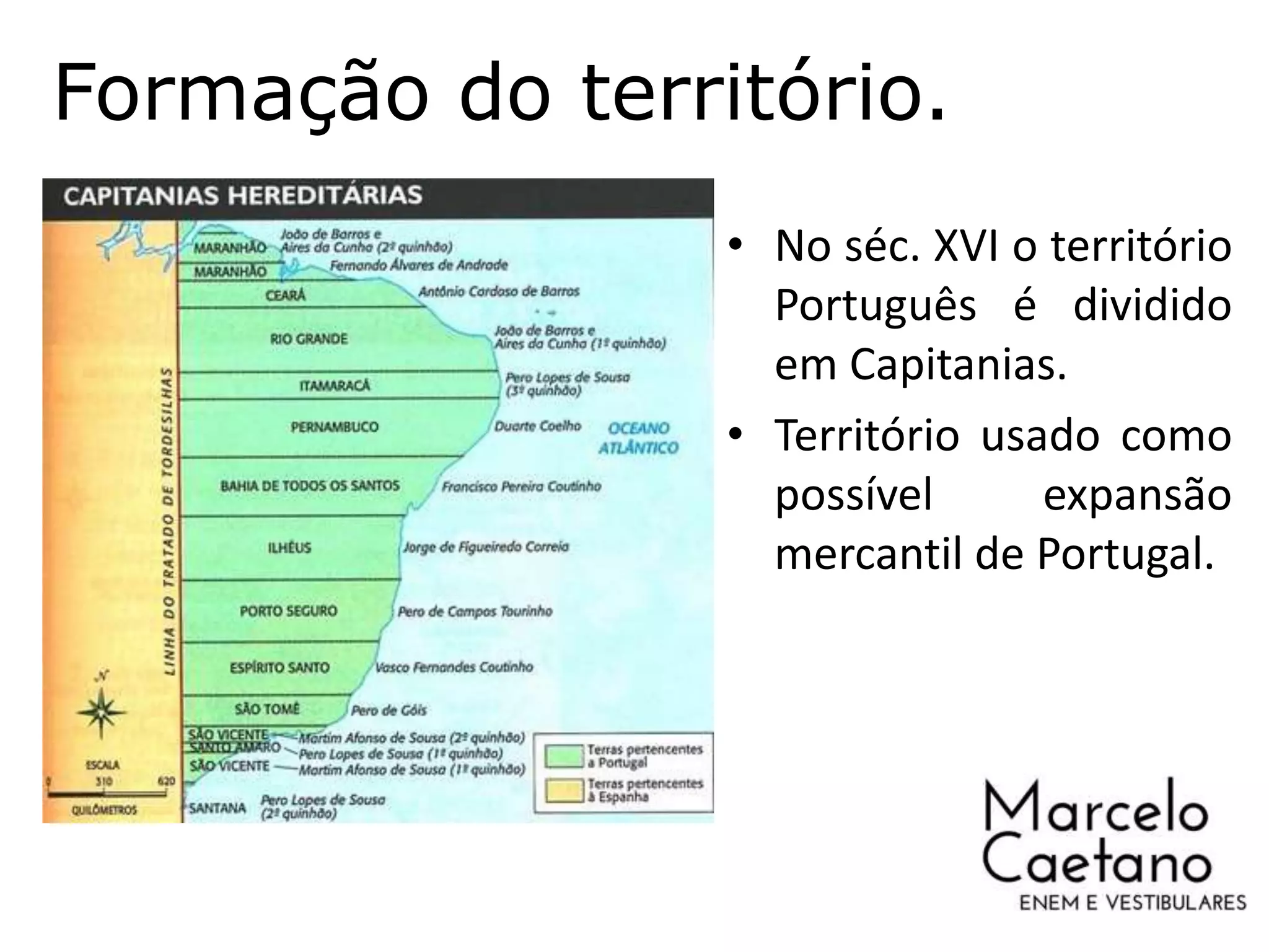Formação do território brasileiro! | PPTX