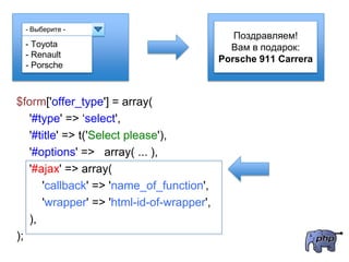 Михаил Крайнюк. Form api: ajax-commands | PDF