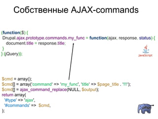 Михаил Крайнюк. Form api: ajax-commands | PDF