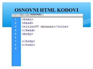 Forma prezentacija | PPT
