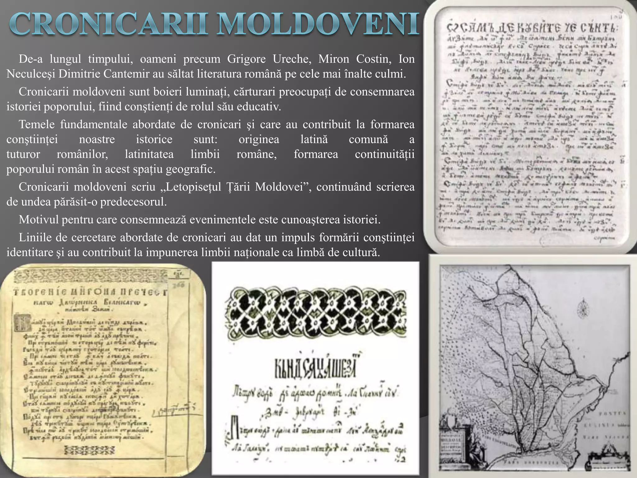 Formarea constiintei istorice | PPTX