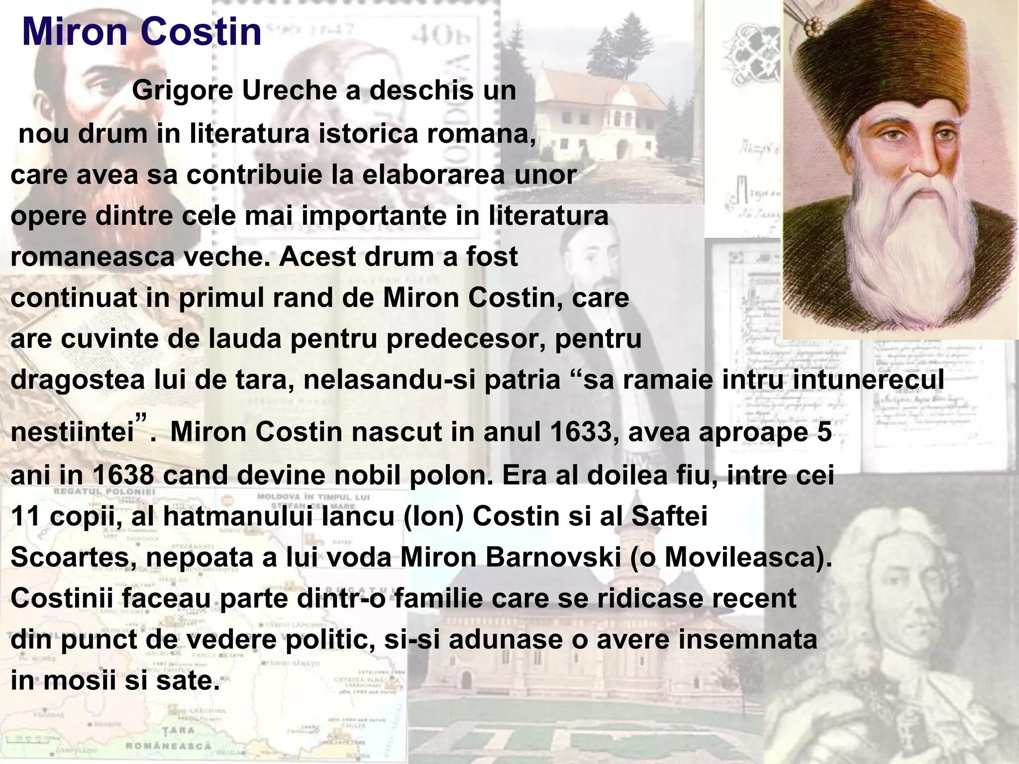 Formarea constiintei istorice romana | PPT