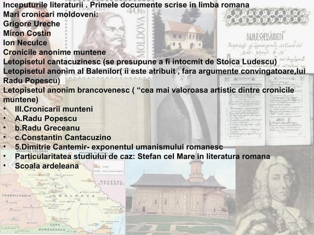 Formarea constiintei istorice romana | PPT
