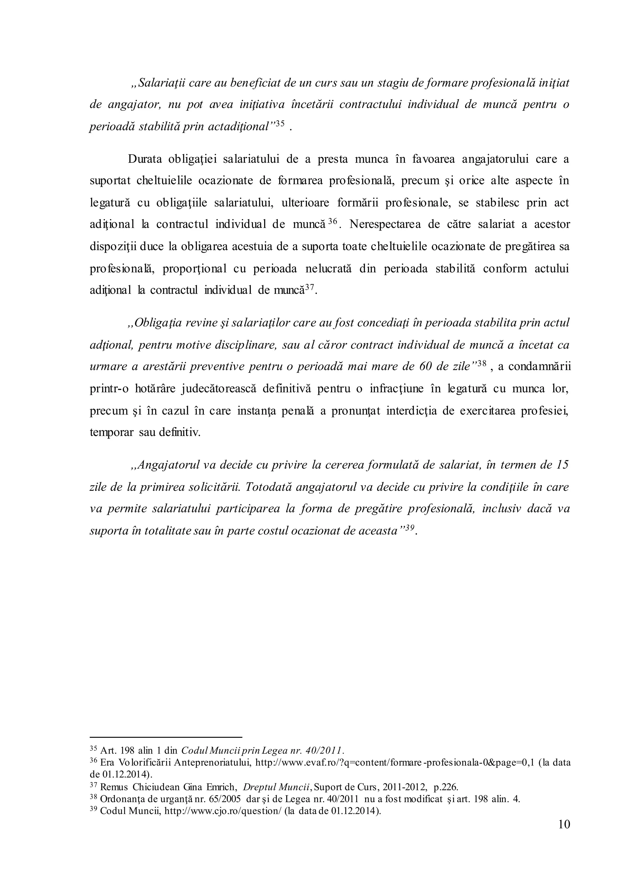 Formarea profesională | DOCX